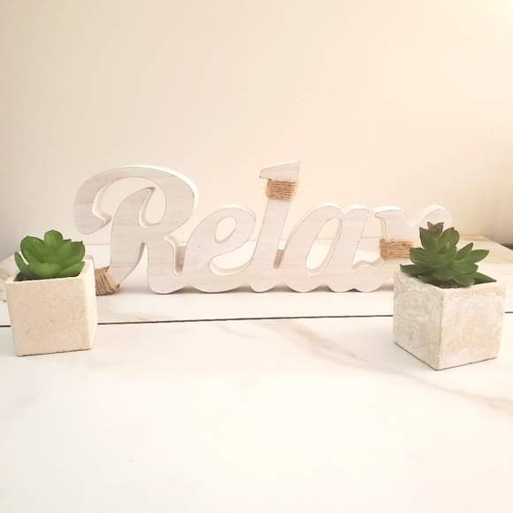 None | Accents | Relax Home Decor Set | Poshmark